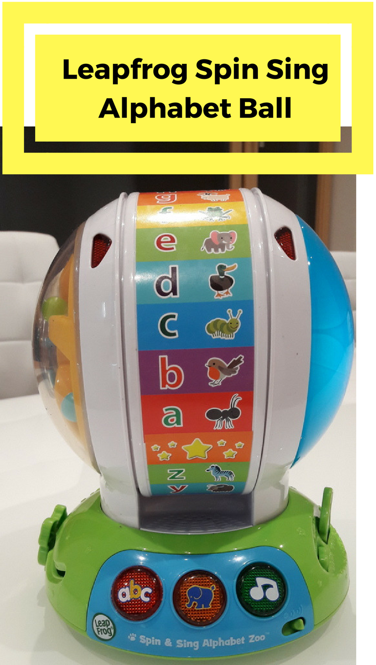 Leapfrog Spin Sing Alphabet Ball - Sensory Toy With Lights and Sounds